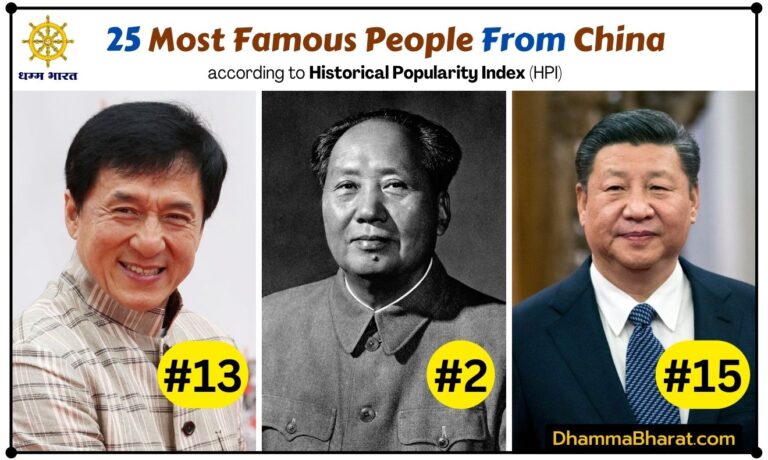 Top 25 Most Famous Chinese People of All Time - धम्म भारत